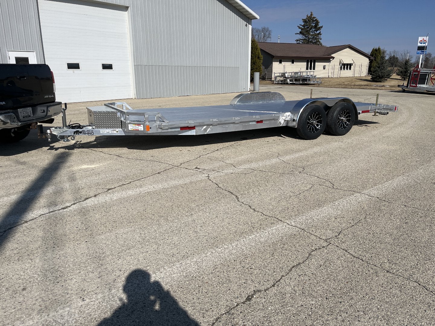 New 2025 BLACK RHINO Aluminum 81"x22' CH722A-10K w/ Ramps, Toolbox and ...