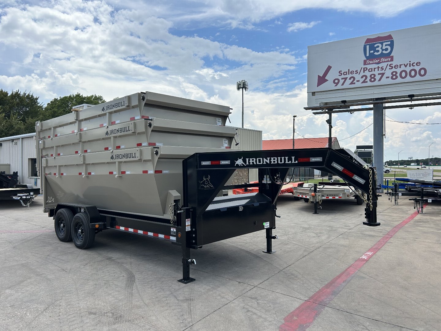 New 2025 Iron Bull DBG14 83x16 Dump Trailer | Seagoville Texas