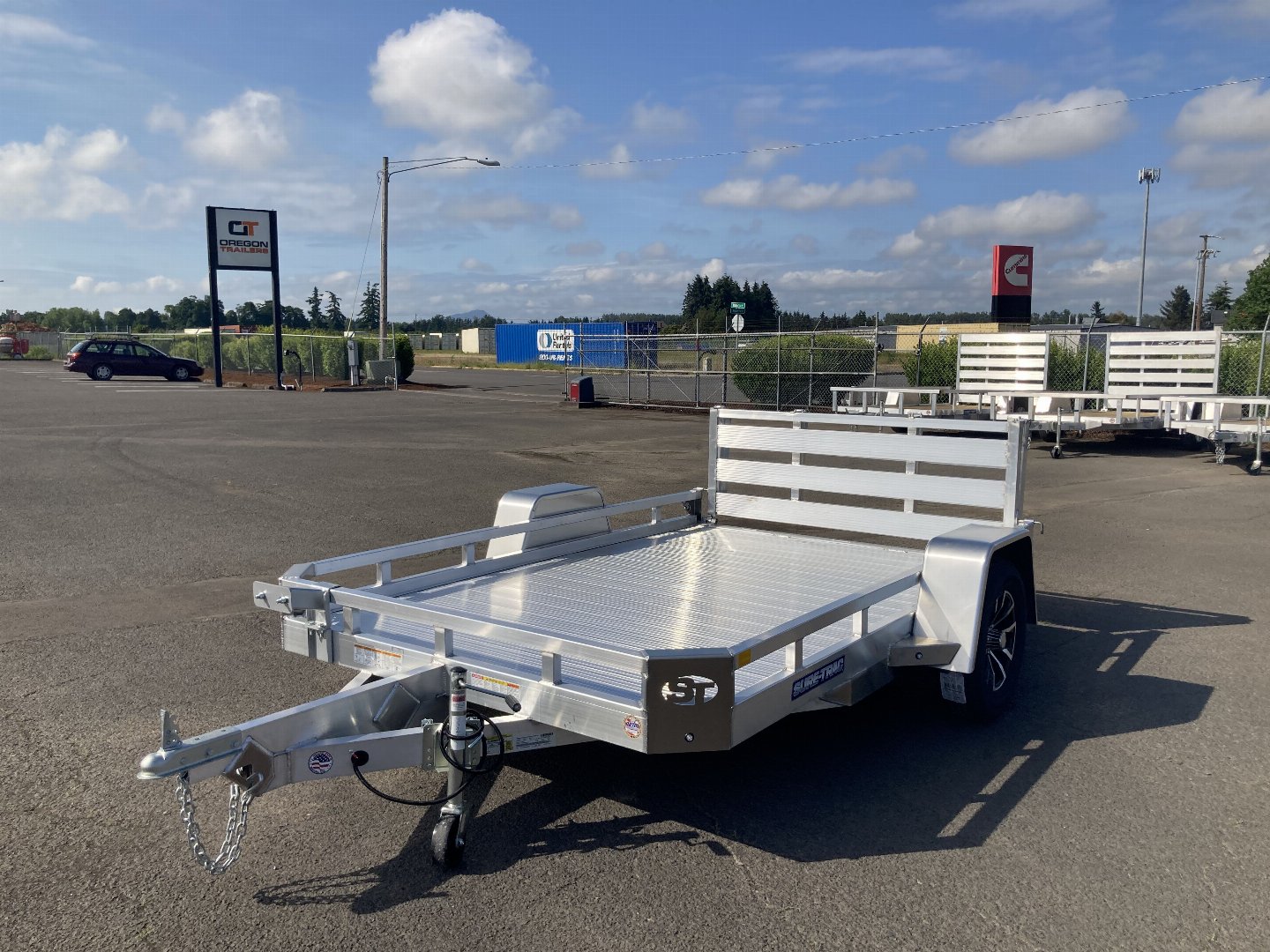 New 2025 Sure-Trac 7x10 Aluminum Utility Trailer | Coburg Oregon