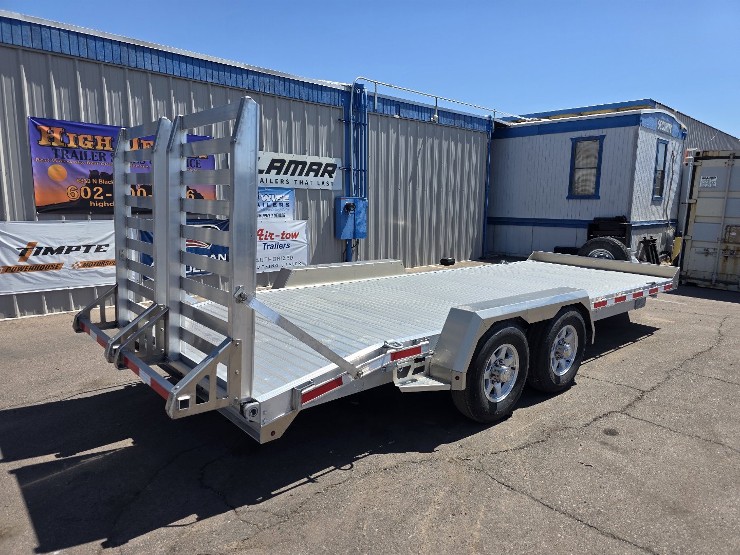 New 2025 EBY TRAILERS 7x20' Aluminum- 14k GVWR Equipment Hauler Flatbed ...