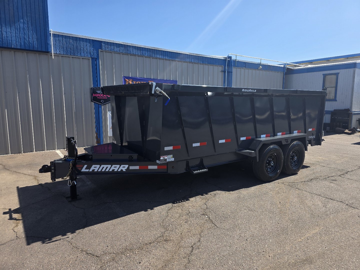 New 2025 LAMAR TRAILERS DL- 7x16x4- Scissor Dump- 14k GVWR-14 ply tires Dump Trailer | Phoenix ...