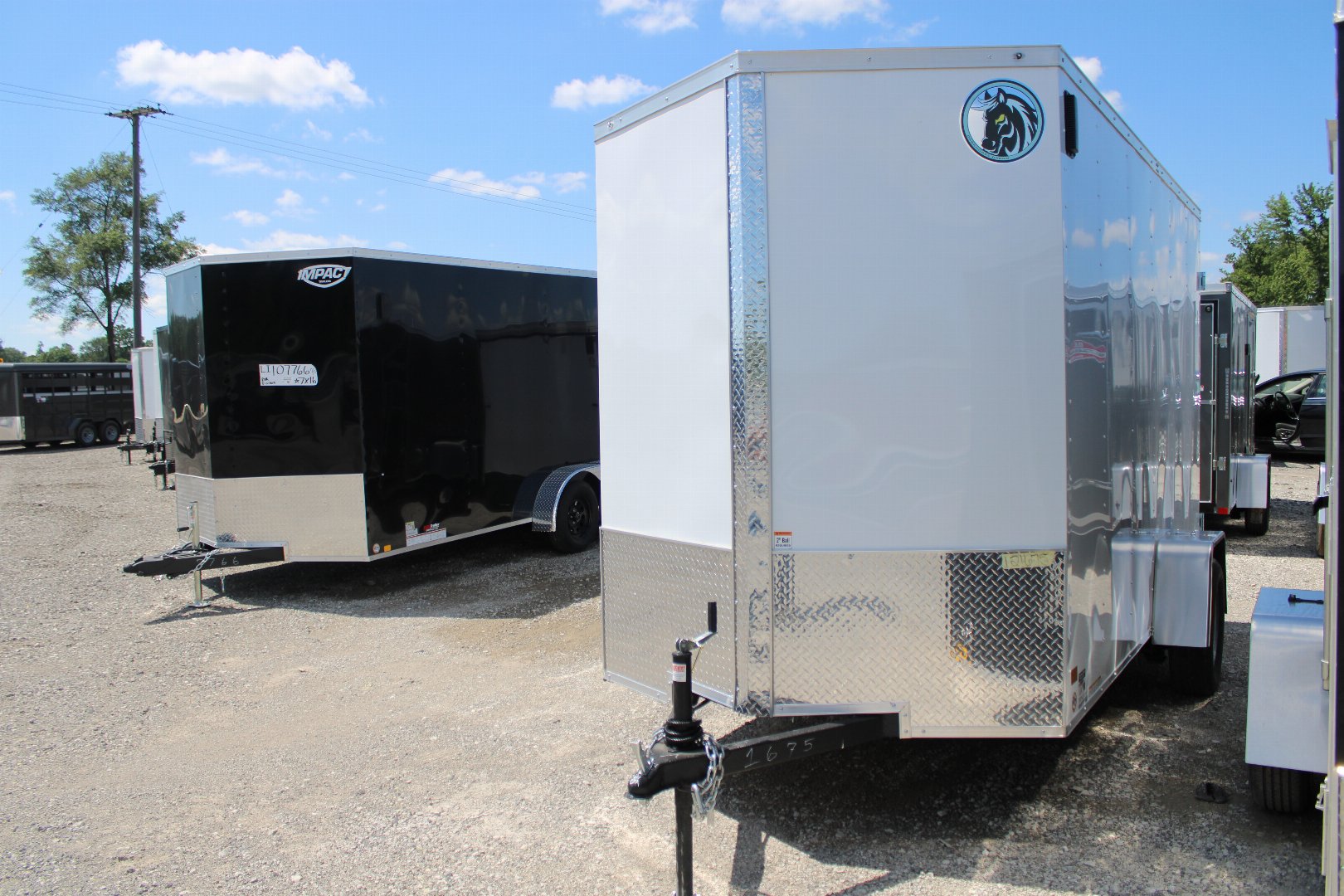 New 2025 Darkhorse Cargo 6X12 DECK OVER ENCLOSED TRAILER WEITH 7 ...