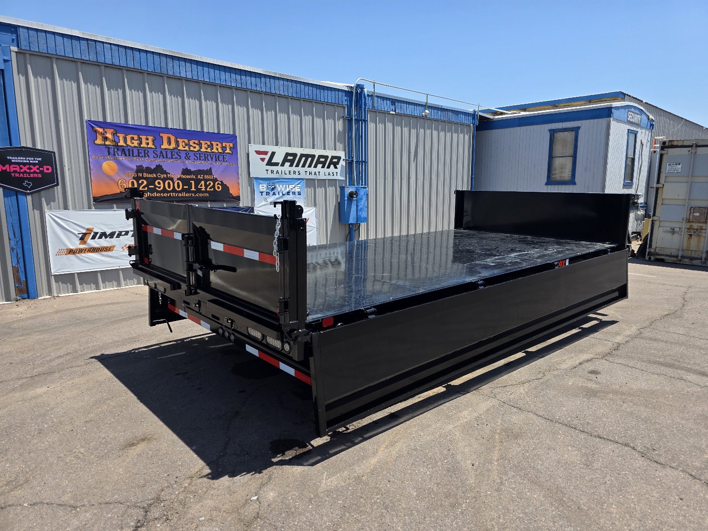 New 2026 MAXXD D9X 8x16' Drop Side Scissor dump Dump Trailer | Phoenix ...
