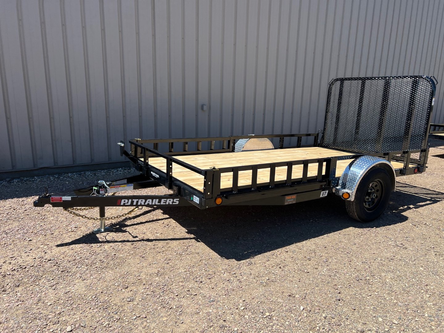 New 2026 PJ TRAILERS 12' ATV U7 Utility Trailer | Humboldt South Dakota