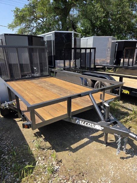 New 2025 Falcon Trailers 6.10x12 SD Utility Trailer | Covington Louisiana