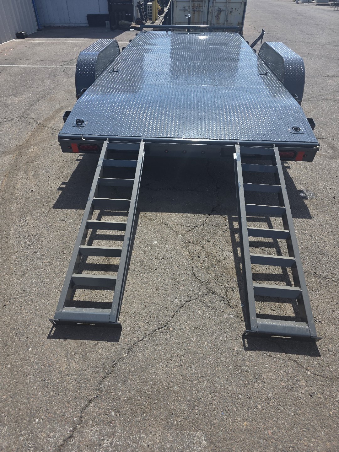 New 2025 LAMAR TRAILERS CE 7x18' Steel Deck 7k GVWR Car Hauler-winch ...