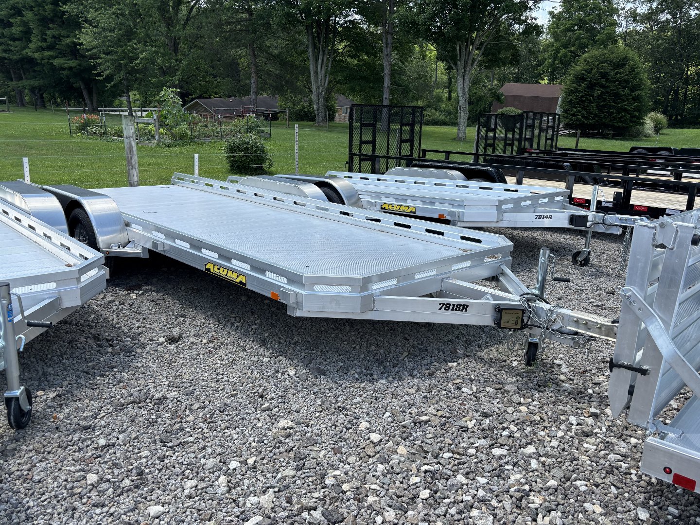 New 2025 Premier Trailers 76"X14' Utility Trailer w/ Side Load Ramp ...