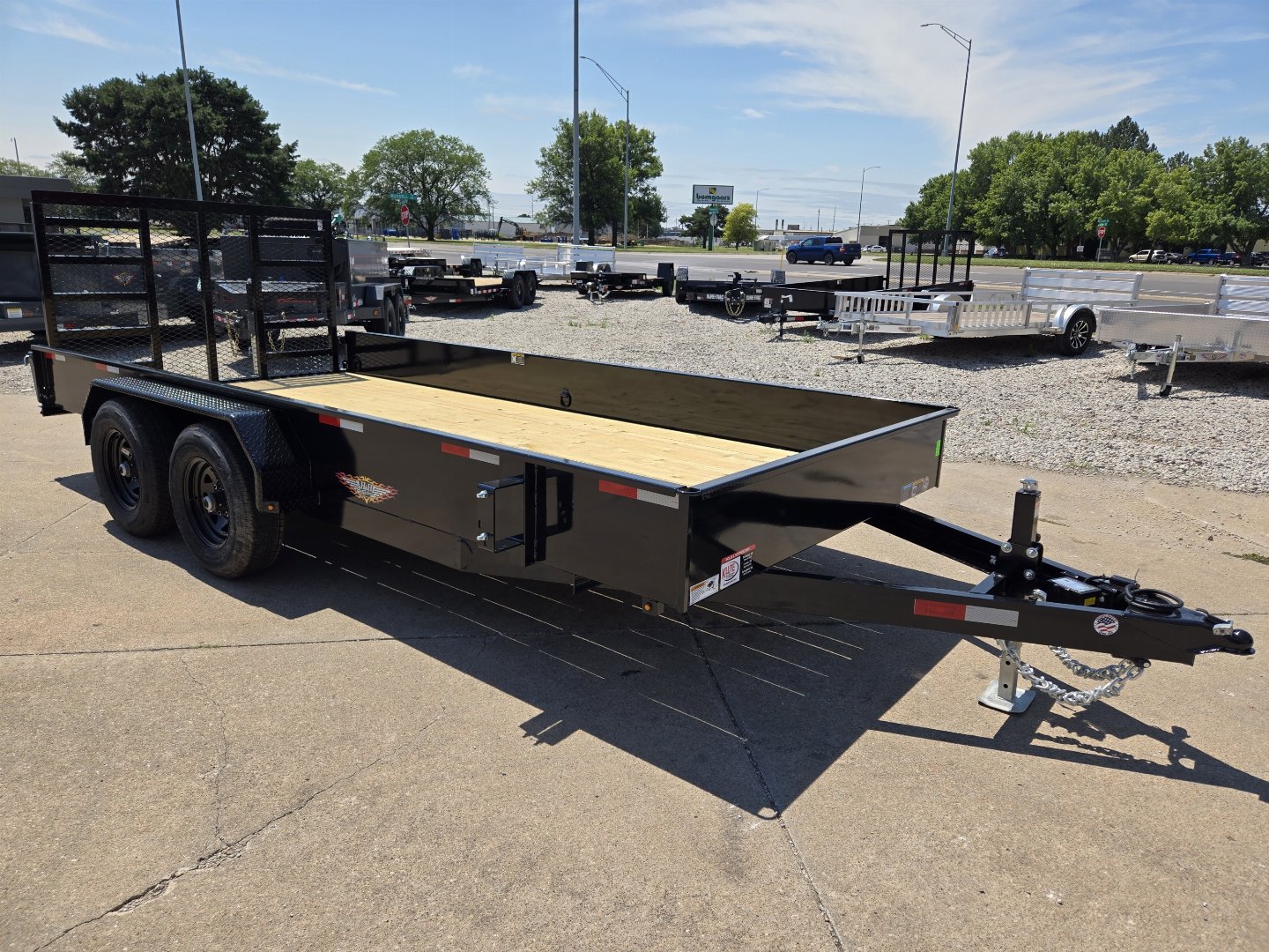 New 2026 H&H TRAILERS 82x16 Solid Side Utility Trailer 10K Tandem ...