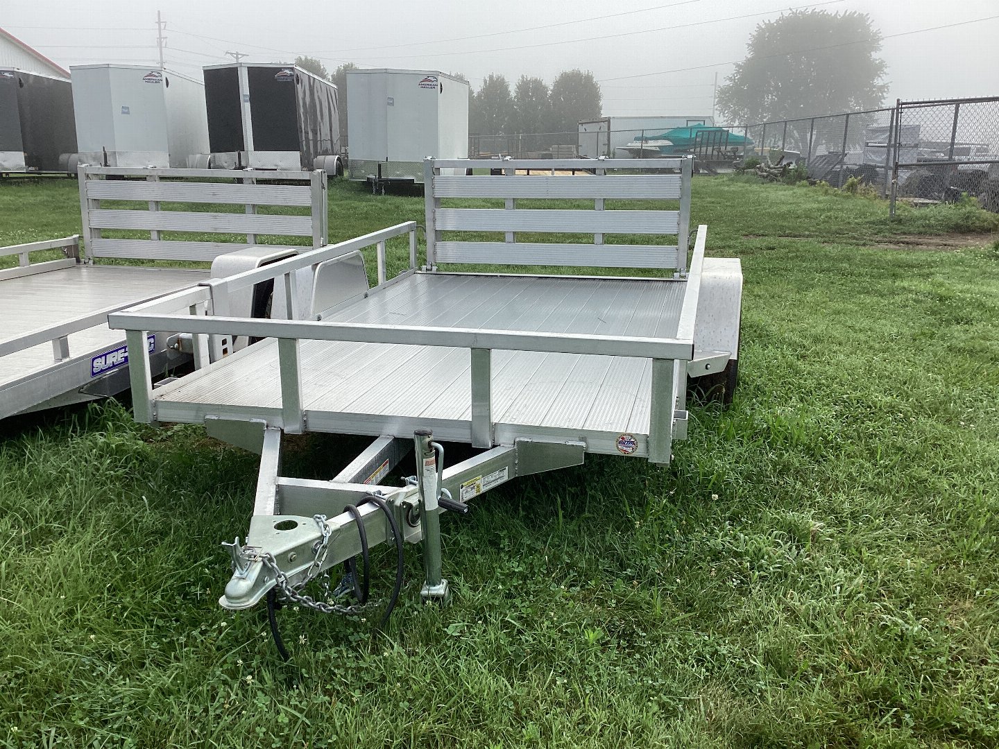 New 2025 SURE-TRAC 72 x 10 Aluminum Utility Trailer | Carroll Ohio