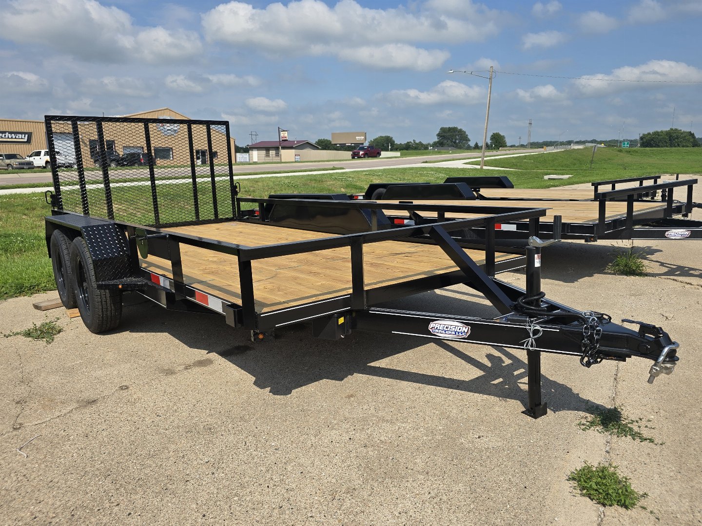 New 2025 Precision Trailers 77"x14' Utility Trailer-Tandem Axle-7k GVWR | Norfolk Nebraska