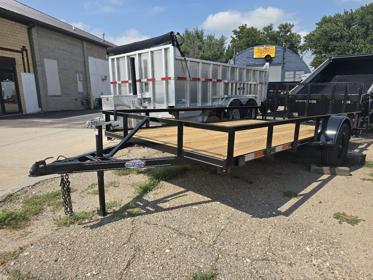 New 2025 Precision Trailers 77"x14' Utility Trailer-Single Axle | Norfolk Nebraska