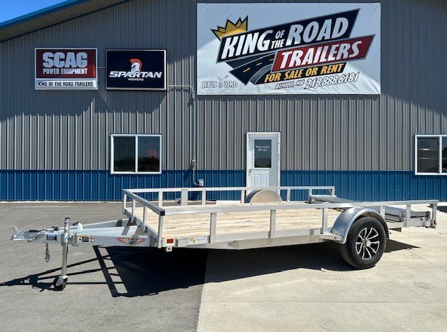 New 2023 H&H 82X14 SA 3.5K Alum Utility Trailer | Bemidji Minnesota