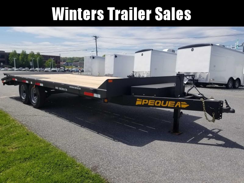 New 2023 PEQUEA TRHD16 RAMP Deckover Trailer