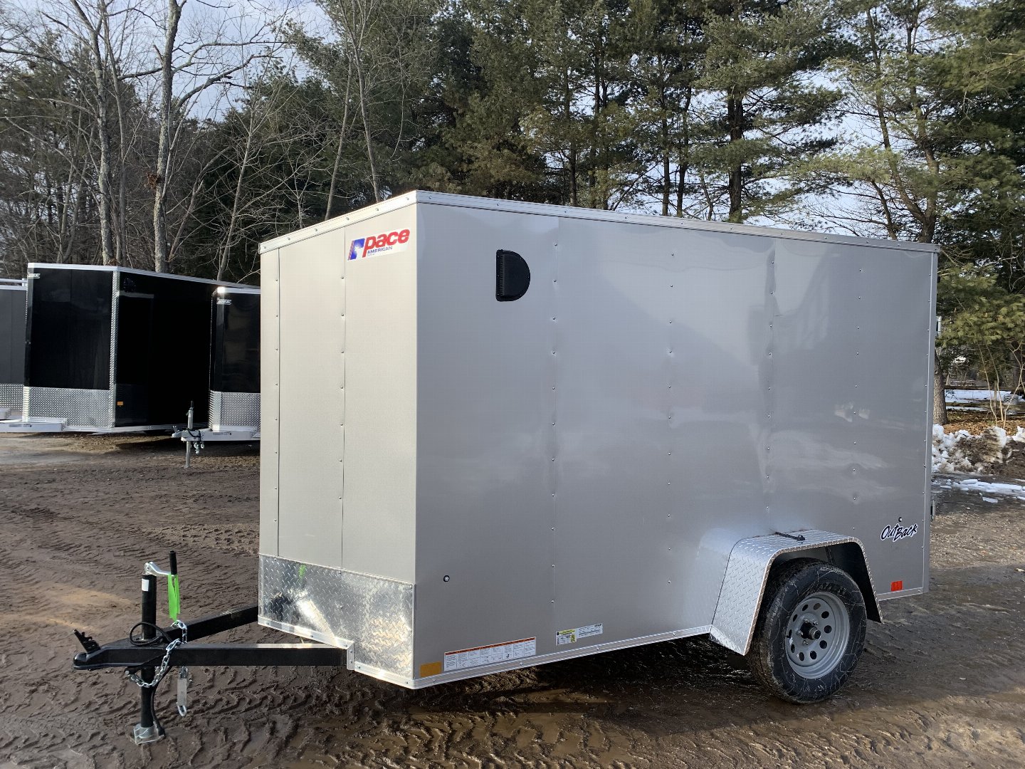 New 2023 PACE 5X10 +2ft V-nose/Rear ramp/6' interior/2990GVW ...