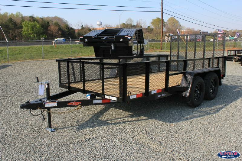 Double Axle Utility Trailer - Superior Trailers | NC and VA Flatbed and ...