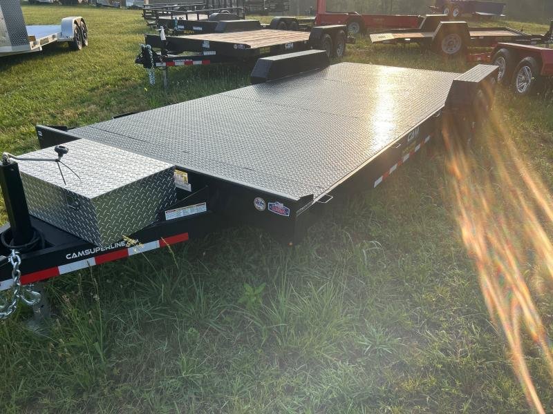 New 2022 Cam Superline P5CAM20CHS (5 Ton Car Hauler Trailer 20FT Steel Deck) Flatbed Trailer ...