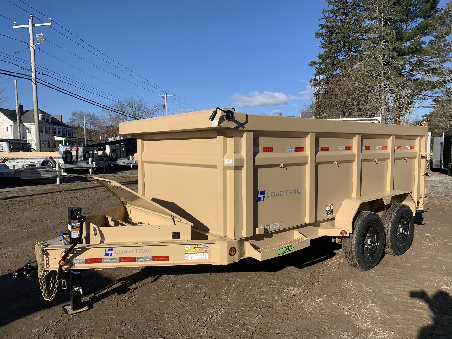New 2024 LOAD TRAIL DL 7x14 14k HD 4ft High Side/Dump Trailer/I-BEAM ...