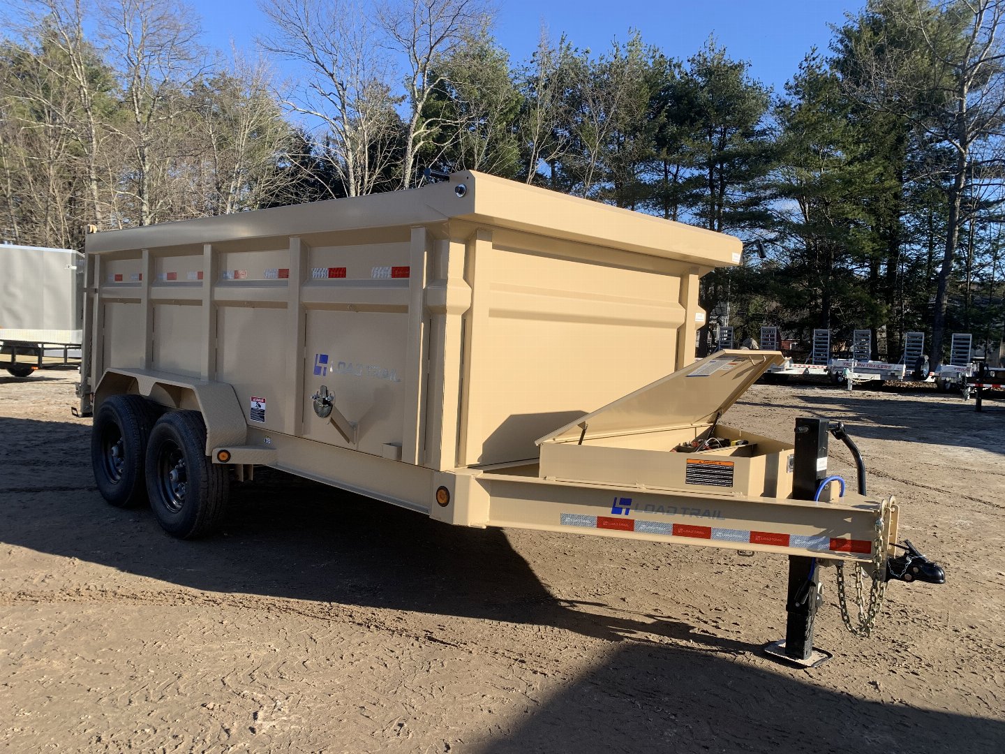 New 2024 LOAD TRAIL DL 7x14 14k HD 4ft High Side/Dump Trailer/I-BEAM ...