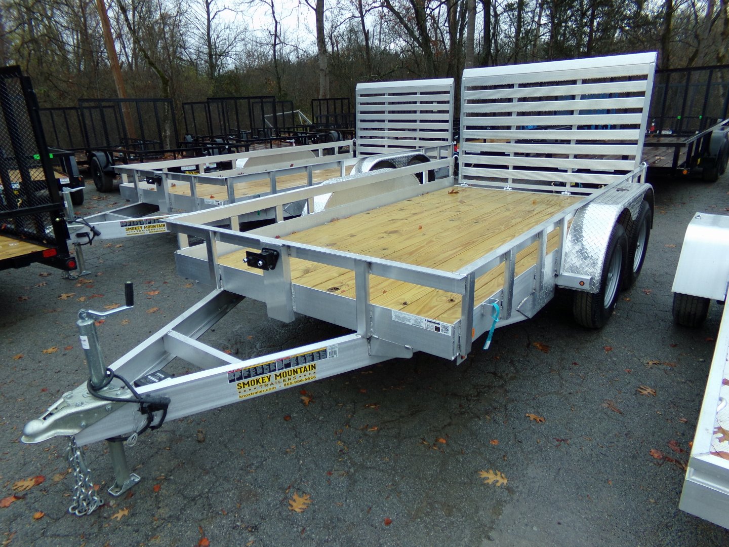 New 2024 Carry-On 6X14 TA ALUM/WOOD Utility Trailer | Lenoir City Tennessee