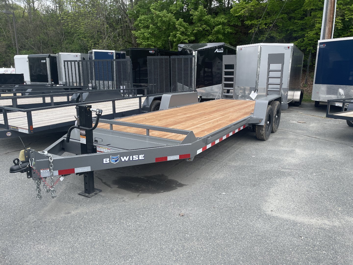New 2024 BWISE EH20-14-HD Equipment Trailer | Wells River Vermont