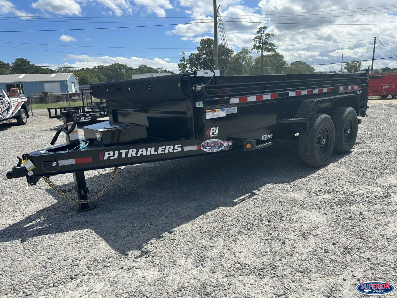 New 2023 PJ Trailers 7X14 DL 14K Dump Trailer | Virginia Beach Virginia