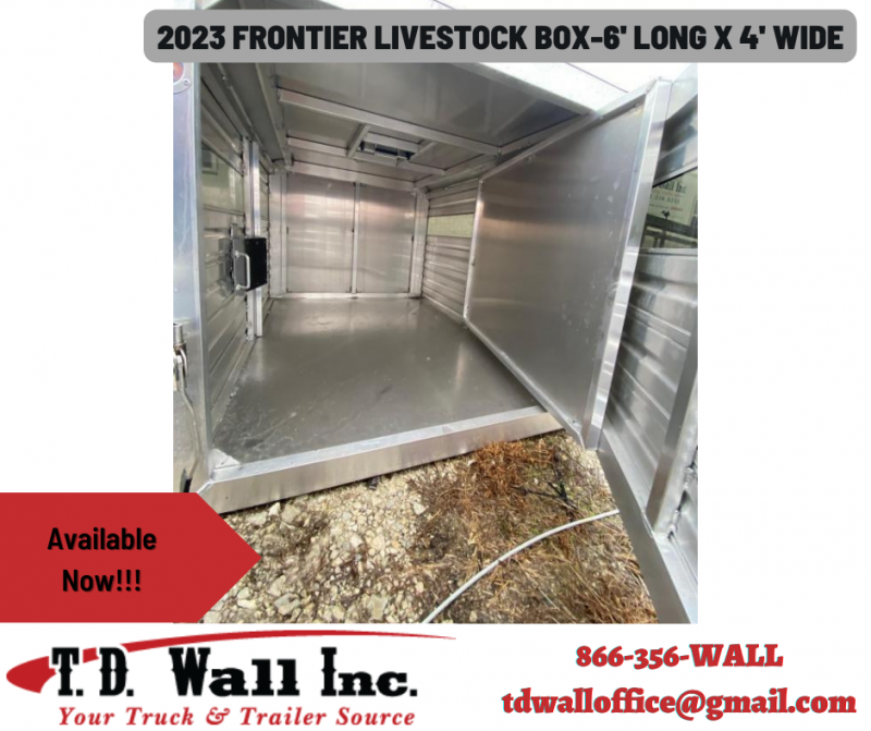 New 2024 FRONTIER STOCK BOX Truck Boxes (Livestock and Dog) | Warren ...