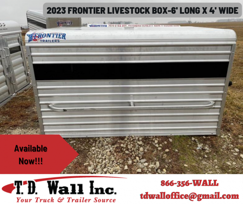 New 2024 FRONTIER STOCK BOX Truck Boxes (Livestock and Dog) | Warren ...