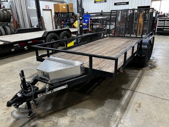 Used 2022 CARRY ON 76"X14' tandem axle w/ gate Utility Trailer ...