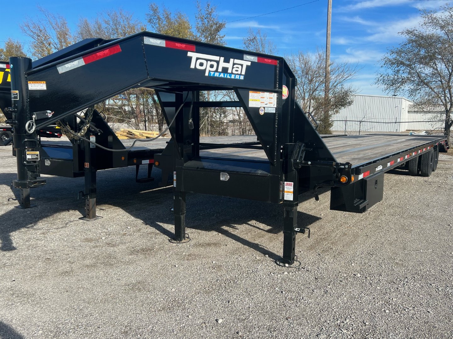 New 2025 TOP HAT TRAILERS GN259-40x102 Flatbed Trailer | Tulsa Oklahoma