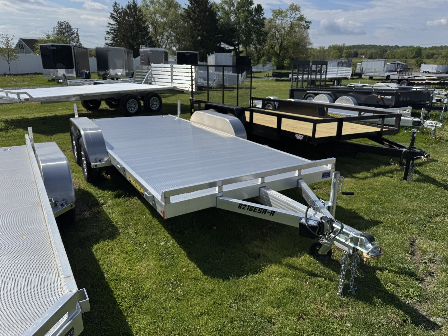 New 2025 ALUMA 8216TAESA Hauler Car / Racing Trailer FREE ALUMINUM ...