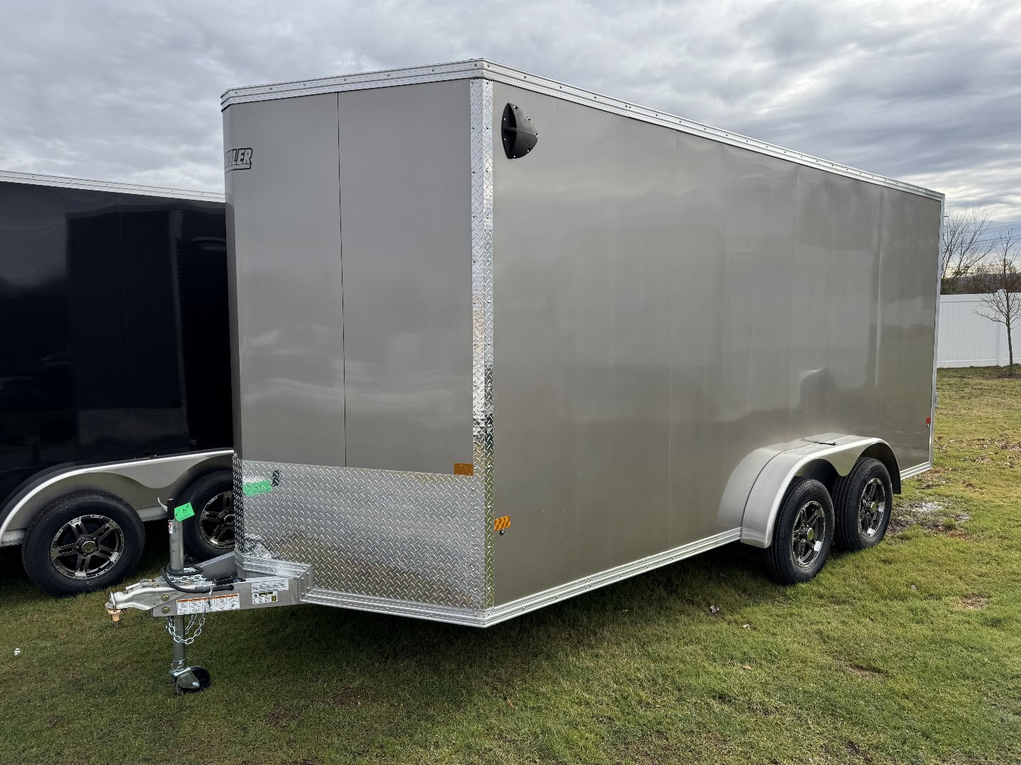 New 2025 E-Z HAULER 7.4X16 Aluminum Enclosed Trailer 7 Foot 1 Inch ...