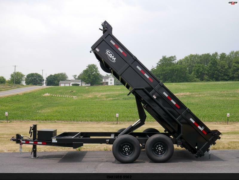 New 2024 Cam Superline 7x14 14K GVWR 24" Sides Scissor Hoist Dump (82 ...