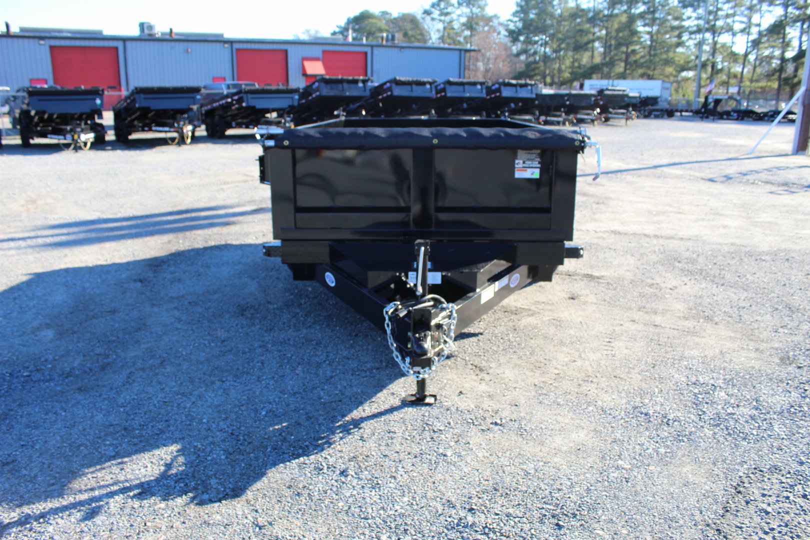 New 2024 HAWKE TRAILERS 6X12 10K Dump w/ Spreader Gate Ramps and Tarp ...