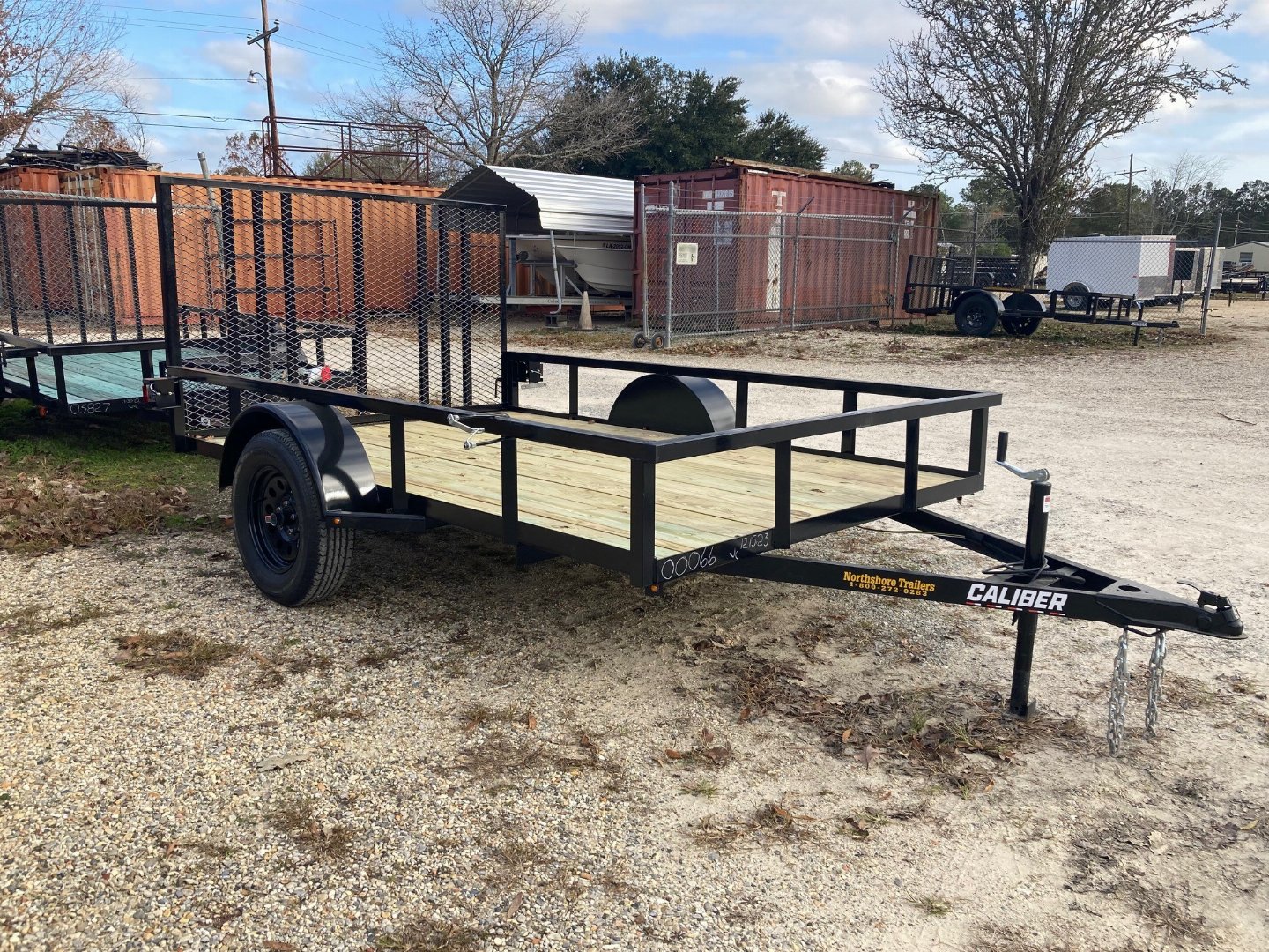 New 2024 Caliber Trailer Mfg 6.6x12 SA AG652 Utility Trailer | Pearl ...
