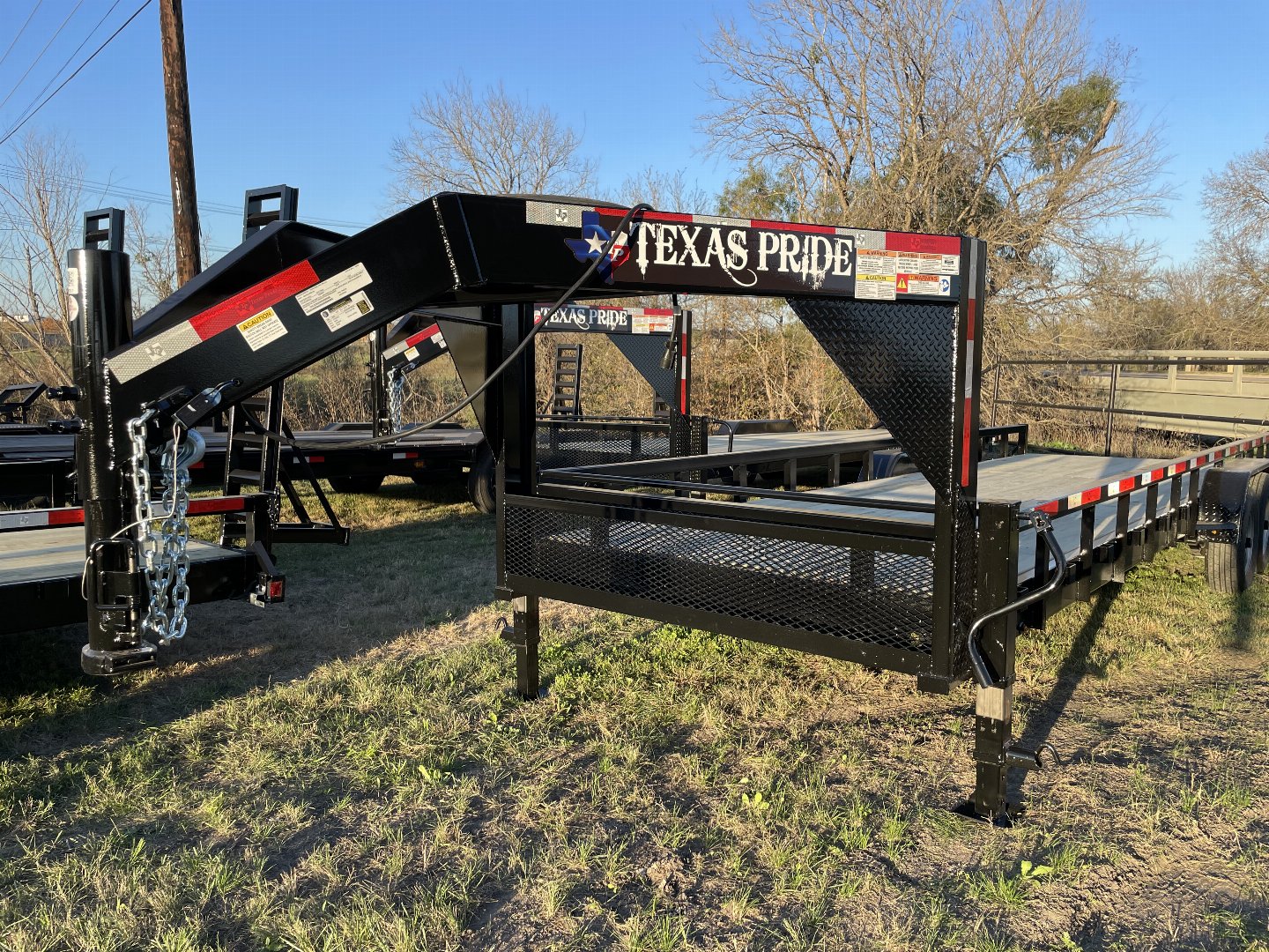 New 2024 Texas Pride Trailers EQ72414KGN Equipment Trailer | Marion Texas