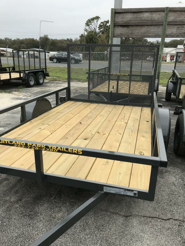 New 2024 FPT 6x10SA Utility Trailer w/ Dovetail | Fruitland Park Florida
