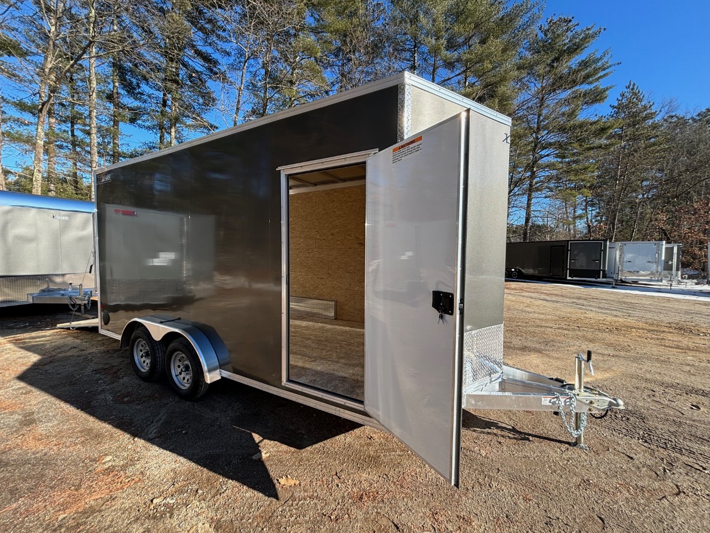New 2024 High Country 7.5x16 +3ft V-Nose Aluminum trailer /Ext. Tongue ...