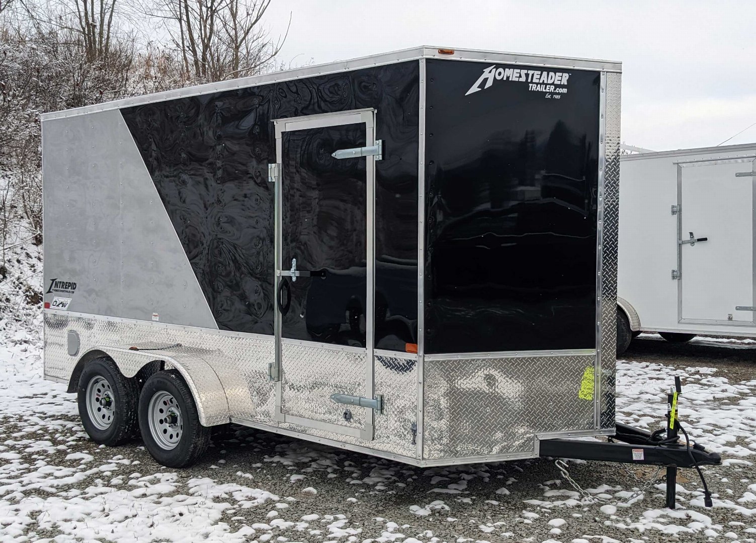 New 2024 Homesteader 7x14 Intrepid "OHV" V-Nose Cargo Trailer w/ Ramp ...