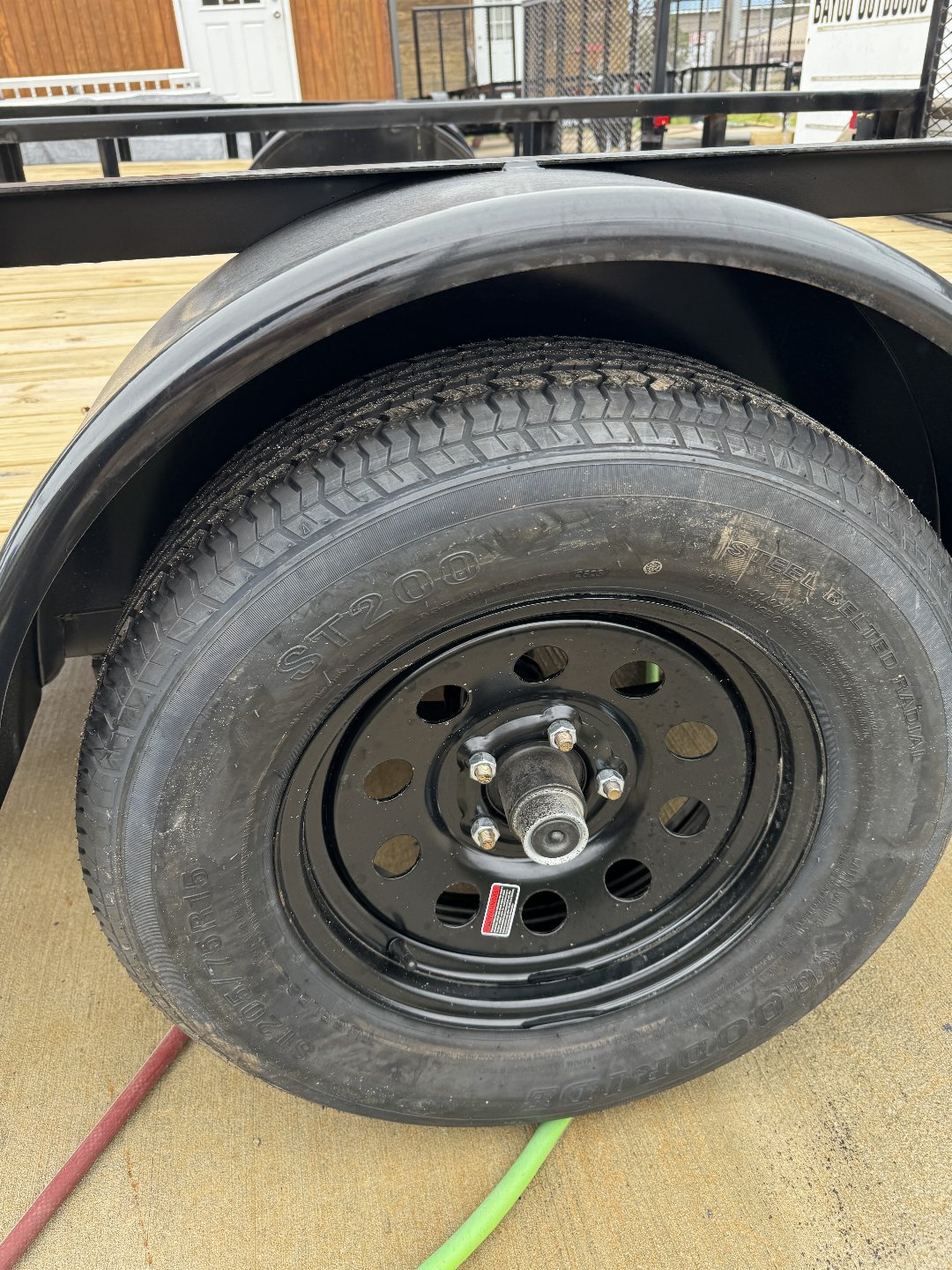 New 2024 BYE-RITE TRAILERS 6.6 x 12' Angle Top Utility Trailer ...