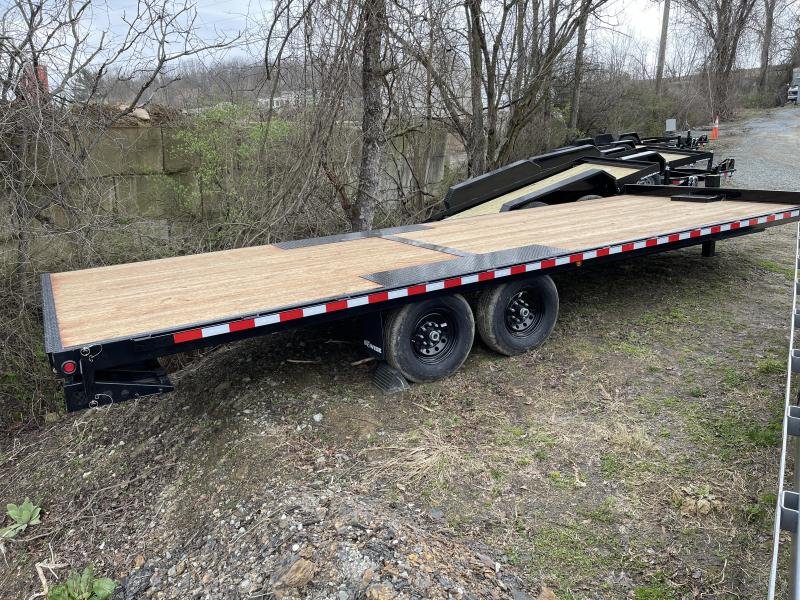 New 2024 BWise 24' HD Deckover Power Tilt Trailer w/ Hydraulic Jack ...