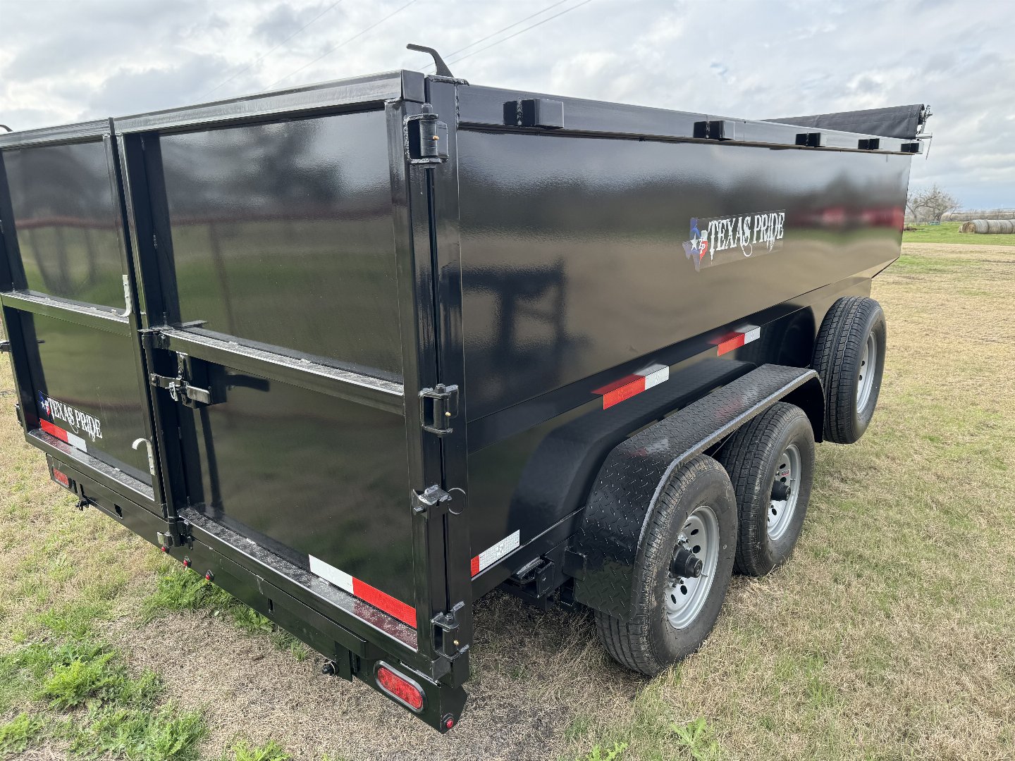 New 2024 TEXAS PRIDE TRAILERS BP7X14X4 Dump Trailer | Marion Texas