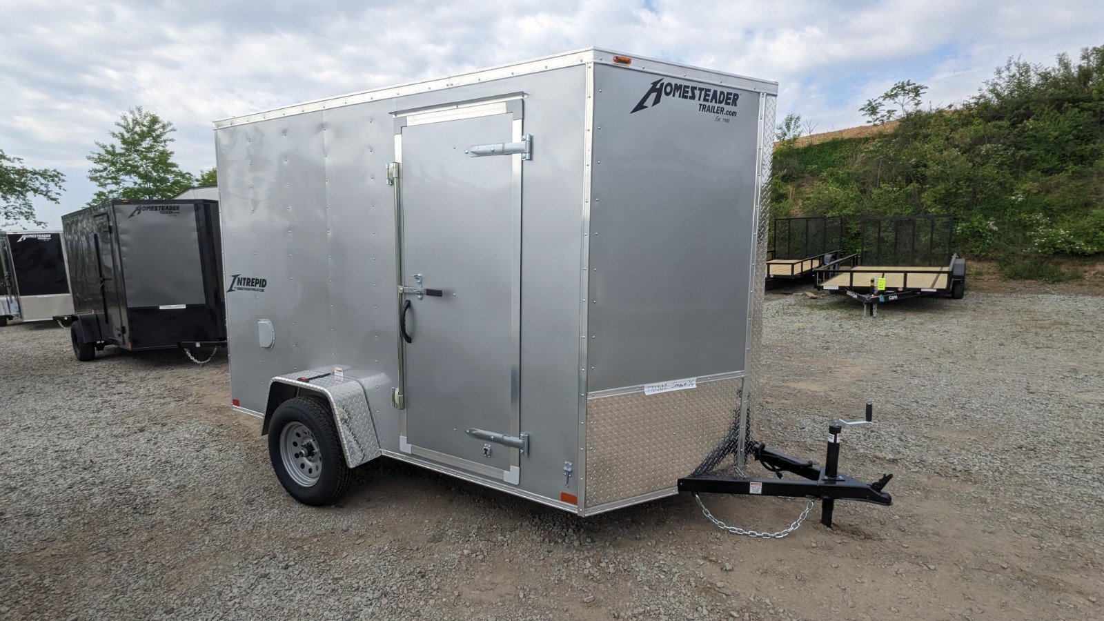 New 2024 Homesteader 6x10 Intrepid V-Nose Cargo Trailer w/ Ramp Door ...