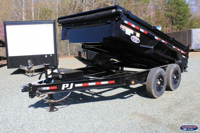 New 2024 PJ TRAILERS 7X12 DL 14k Dump Trailer | Burlington North Carolina
