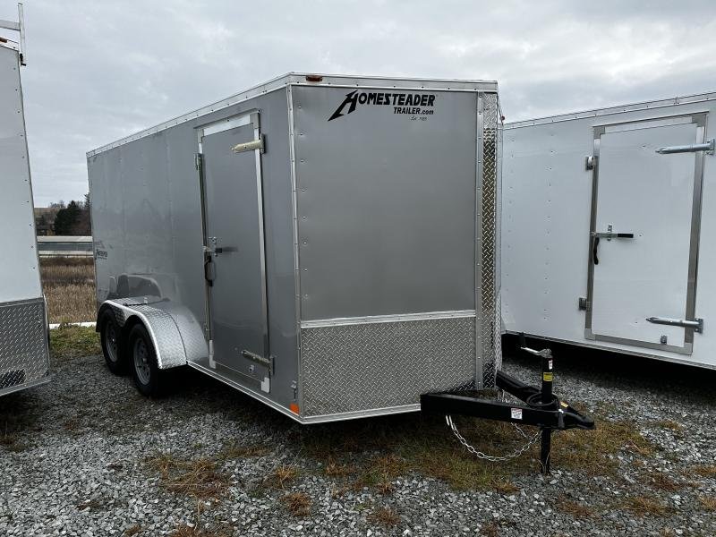 New 2024 Homesteader 7x14 Intrepid V-Nose Cargo Trailer w/ Ramp Door ...